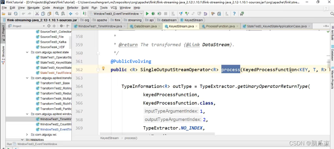 大数据_Flink_Java版_ProcessFunction(2)_KeyedProcessFunction测试---Flink工作笔记0067_the method process ...
