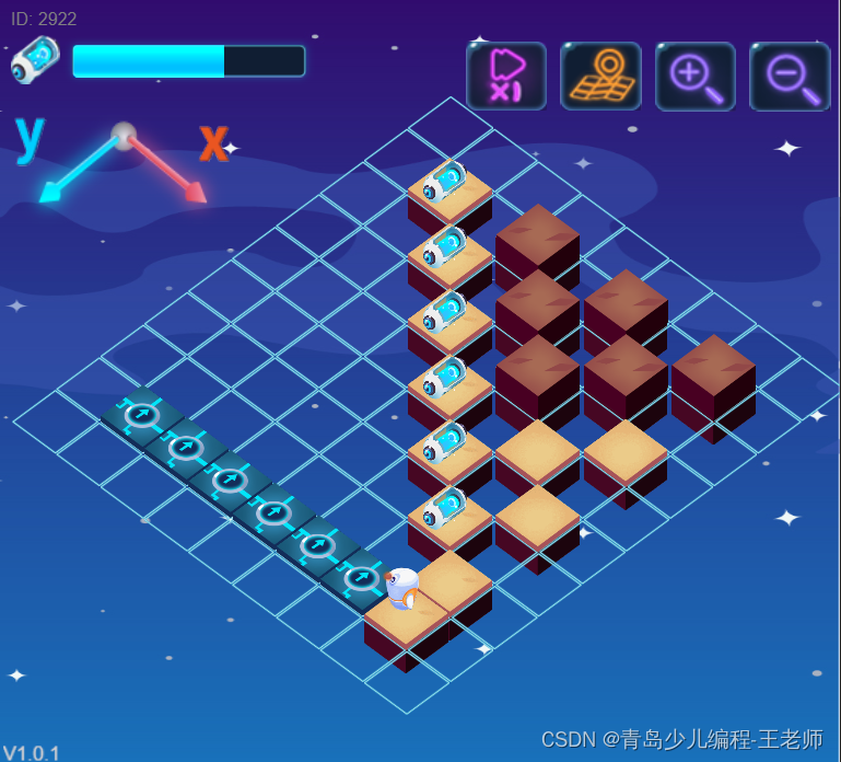 ICode国际青少年编程竞赛- Python-2级训练场-for循环练习2_icode for循环练习2-CSDN博客