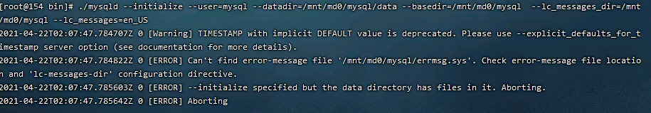 Centos7安装MySQL初始化Can‘t find error-message file_can't find error-message file-CSDN博客