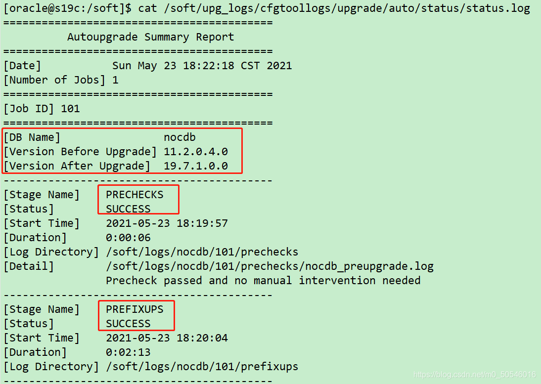AutoUpgrade升级至19C non-cdb_using autoupgrade to upgrade and convert non ...