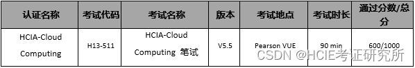 华为认证 | 这门HCIA认证正式发布！_hcia-cloud computing v5.5-CSDN博客