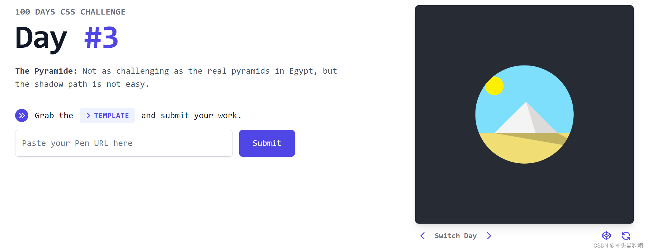 100DaysCss教程第三天_css svg 金字塔-CSDN博客