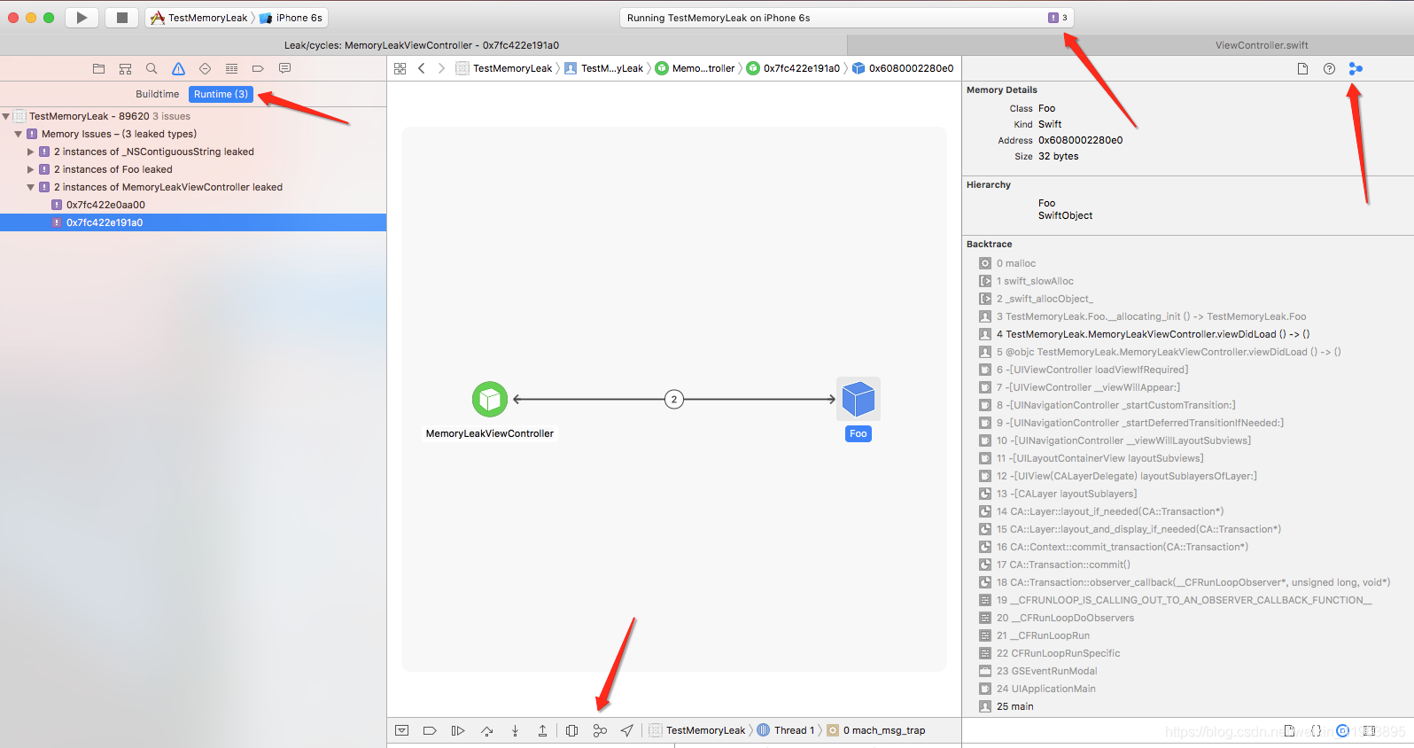 对比Xcode Debug Memory Graph和FBMemoryProfiler-CSDN博客