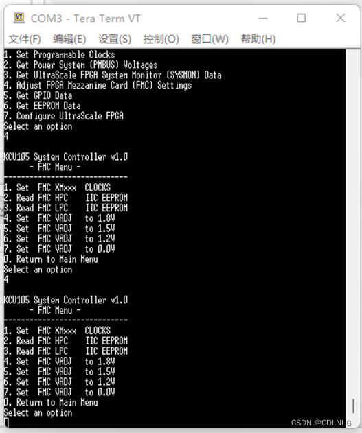 Xilinx公司KCU105开发板FMC使用设置-CSDN博客