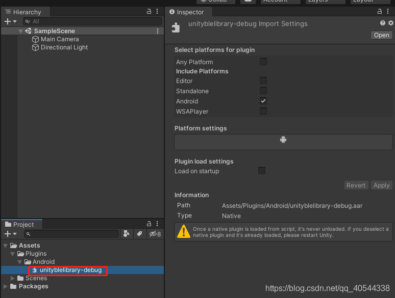 Unity+AndroidStudio:学习:三:(第2次操作:失败).arr文件如何导入到Unity3D中+交互_caused by: java.lang ...