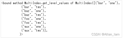 如何取消和设置MultiIndex（pandas）_python multiindex-CSDN博客