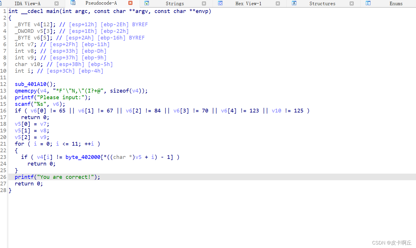 [GWCTF 2019]pyre,[ACTF新生赛2020]easyre-CSDN博客