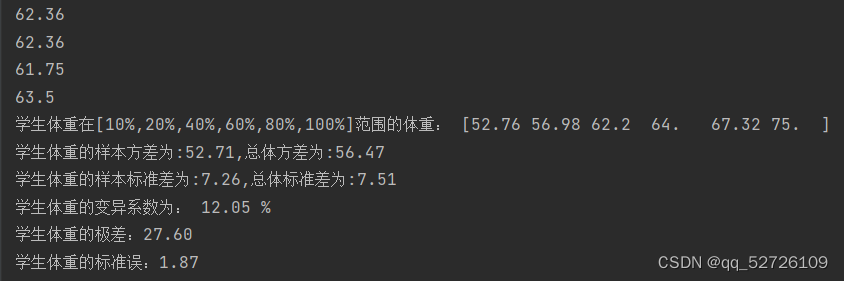 Python数据分析——描述性统计（11描述统计量）画图python自编函数统计量输出数据描述 Csdn博客