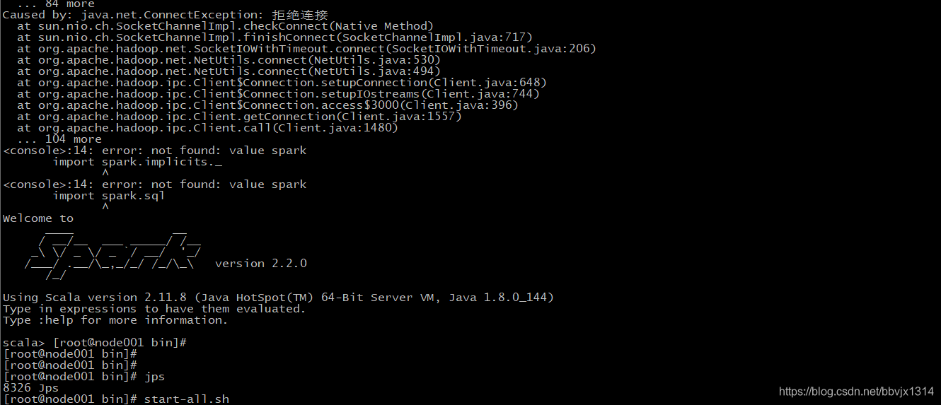 Spark启动失败与hadoop集群 Csdn博客 