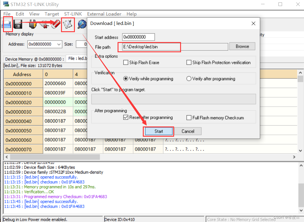 FlyMcu串口下载&STLINK Utility_flymcu下载-CSDN博客