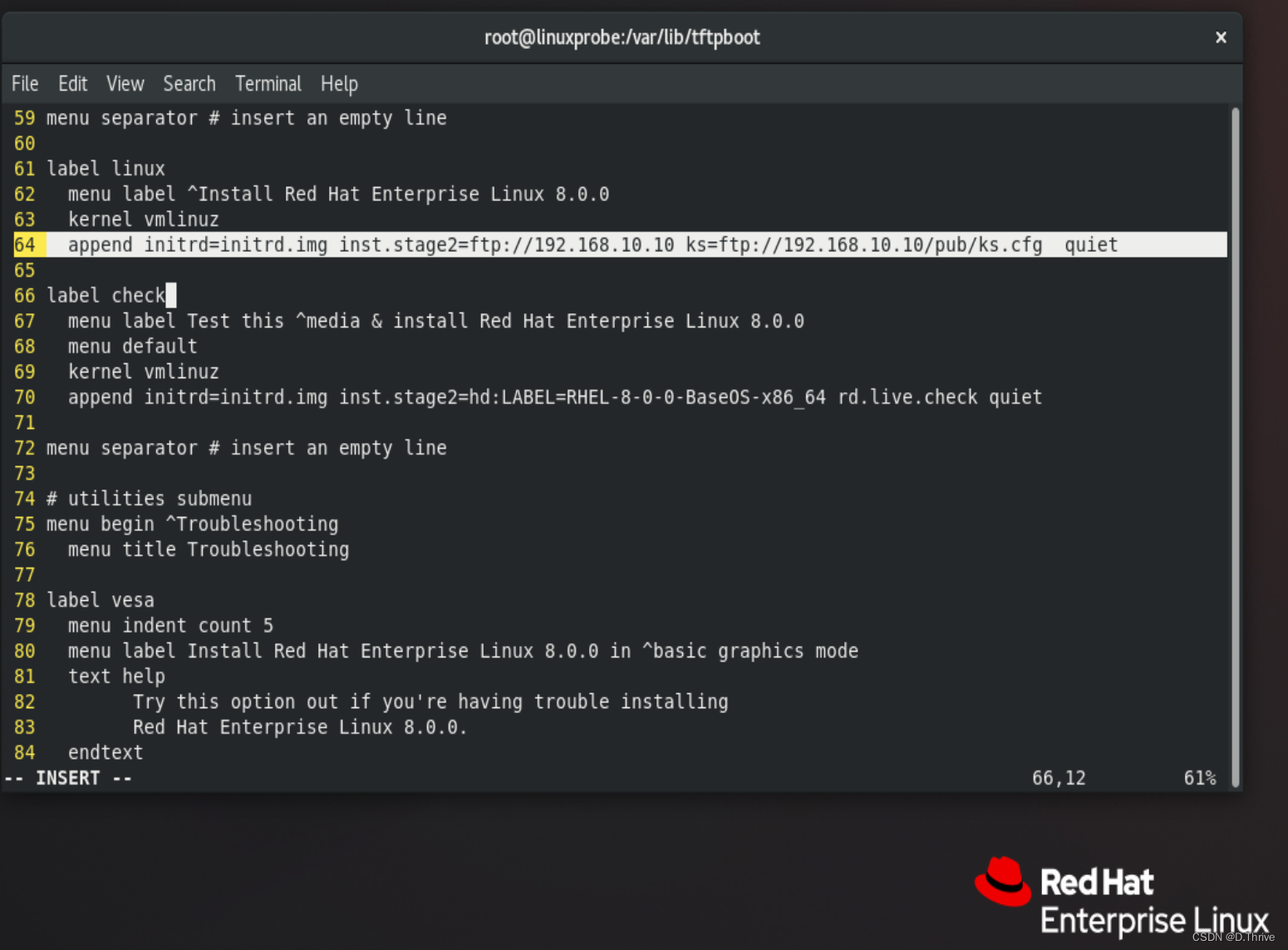 Linux实验记录：使用PXE+Kickstart无人值守安装服务_linux pxe kickstart-CSDN博客