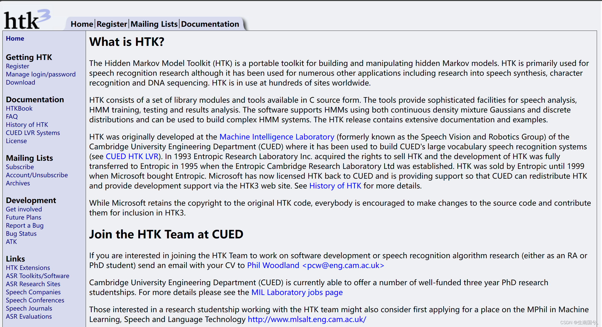 关于HTK下载、编译、实例-CSDN博客