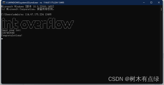Bugku PWN Easy_int_num = -num;if ( num