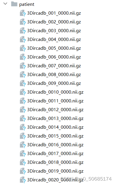 将3Dircadb数据集中的dicom格式的肝肿瘤标签及CT图片转换成nifti.gz格式_3dircadb 数据集-CSDN博客