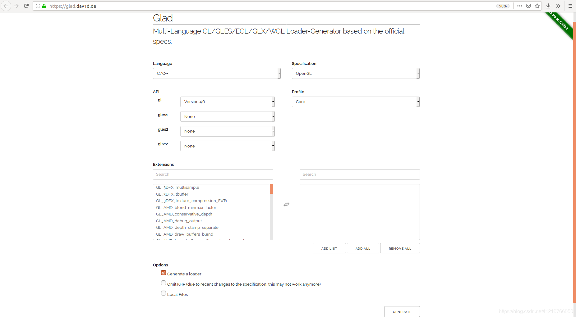 Ubuntu下搭建OpenGL开发环境（GLFW_3.3.1 + GLM_0.9.9 + GLAD）_ubuntu opengl glm-CSDN博客