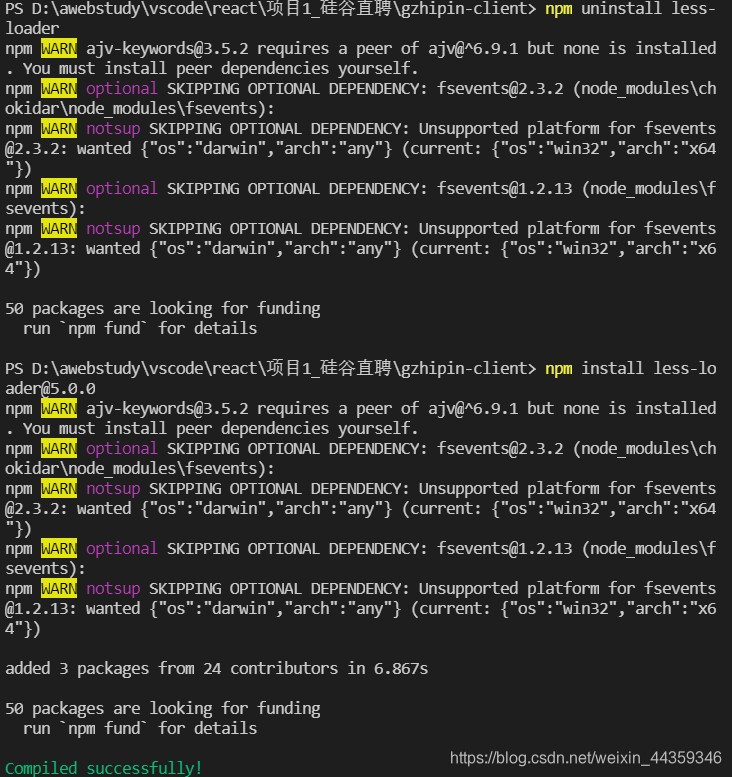 react项目中遇到的问题及解决方法记录(npm)_修改 peer react-CSDN博客