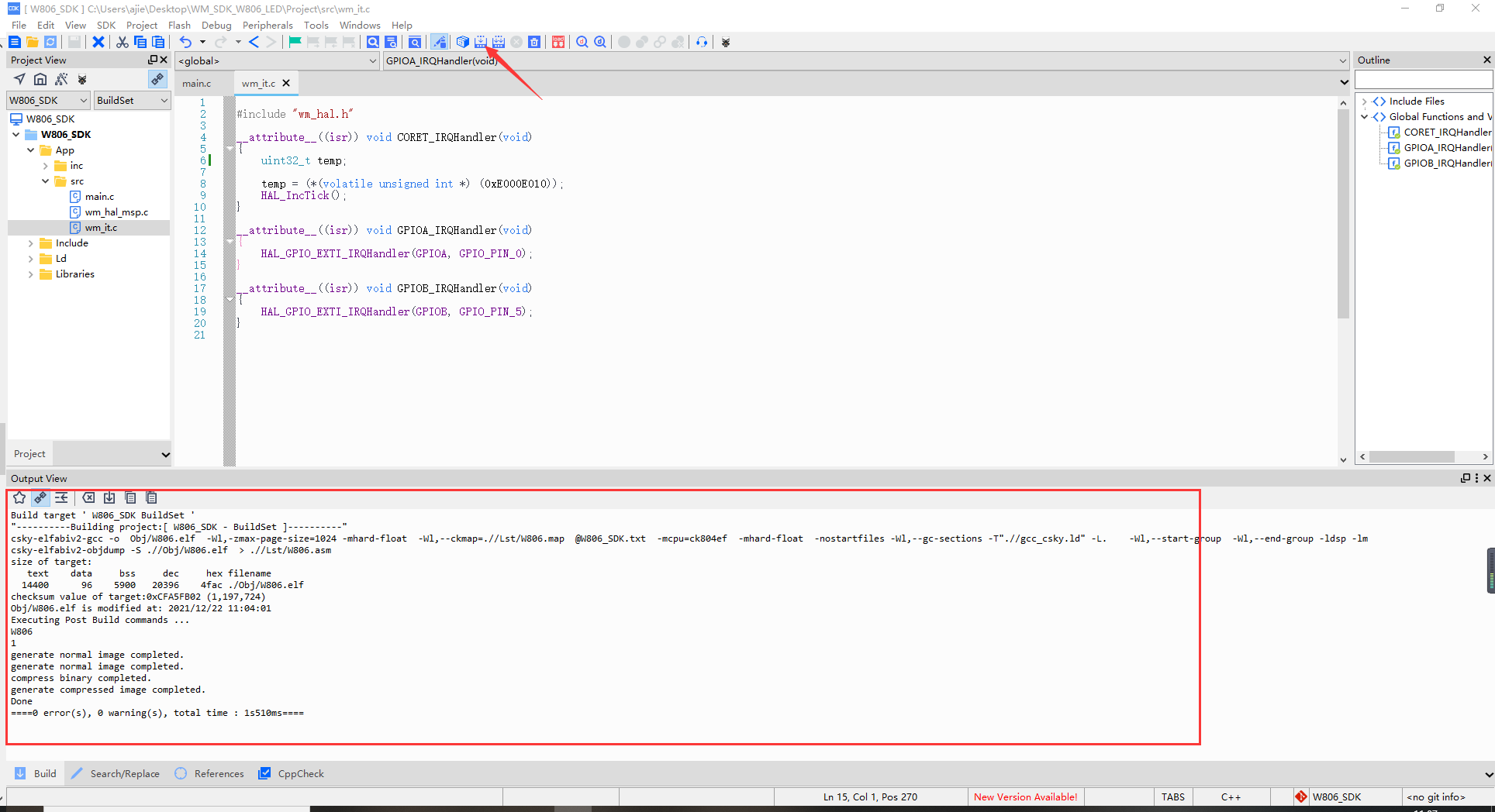 W806 IoT MCU 开发指南-CSDN博客