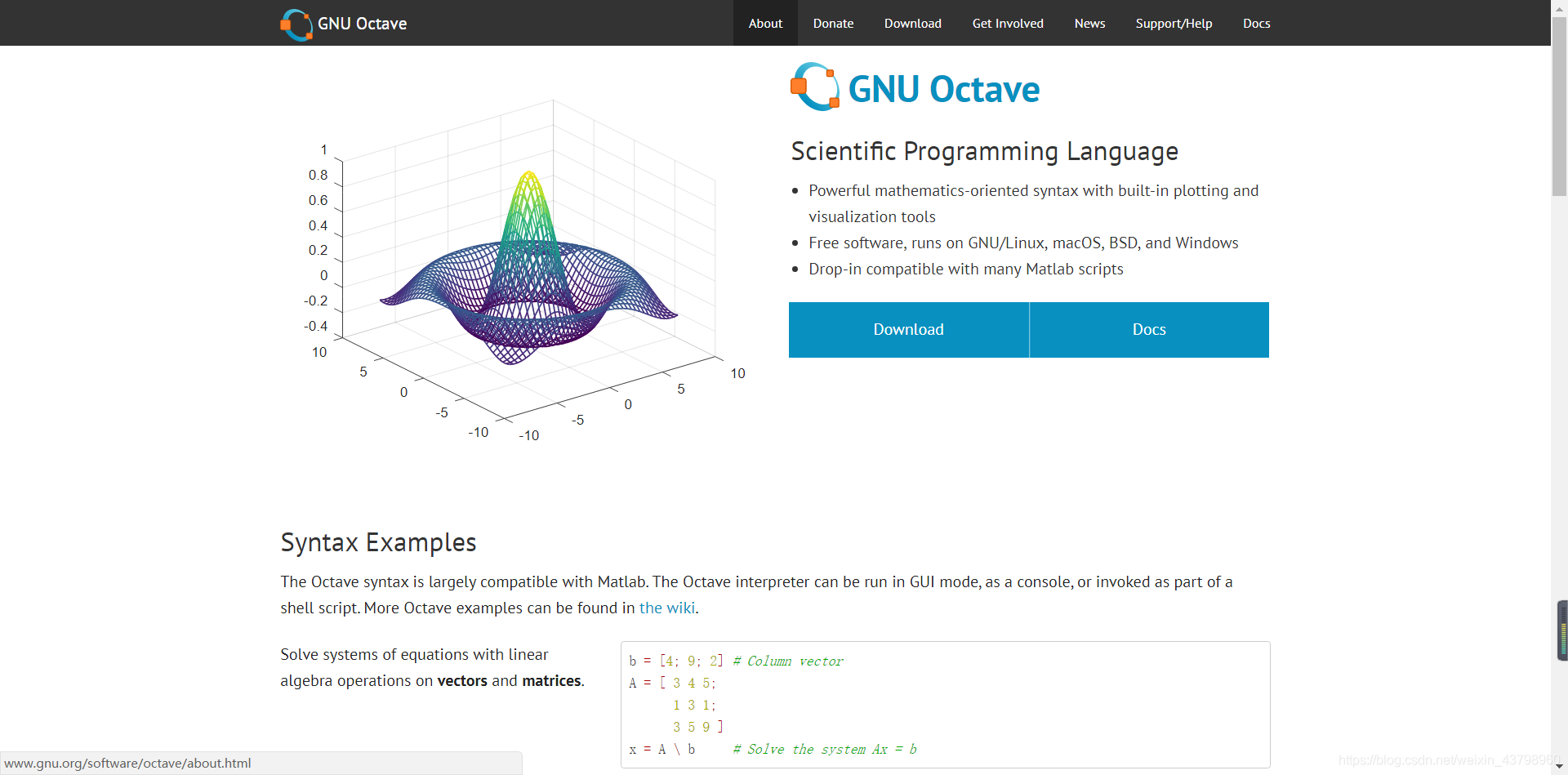 GNU Octave的下载与安装_gnu octave网站-CSDN博客