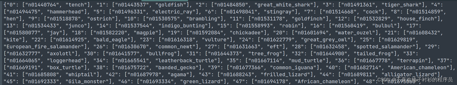 ImageNet-1k分类数据集中英对照表 && 验证集类别解析_imagenet1k验证集标签-CSDN博客