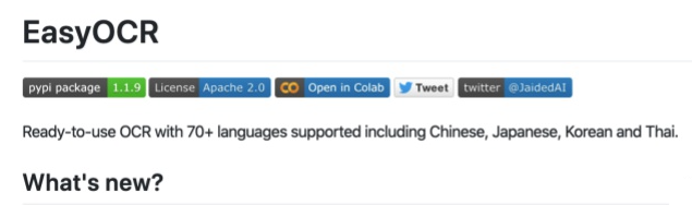 OCR识别框架比较：EasyOCR、Chineseocr、Chineseocr_lite与PaddleOCR-CSDN博客