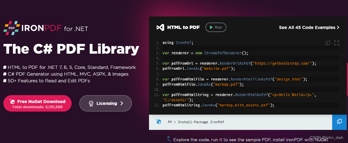 IronPDF for .NET 2023.1 Crack-CSDN博客