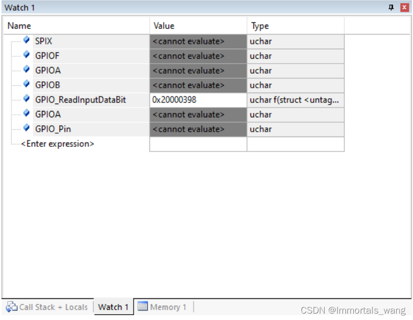 keil debug显示GPIO结构体成员 cant evaluate_keil debug看结构体-CSDN博客