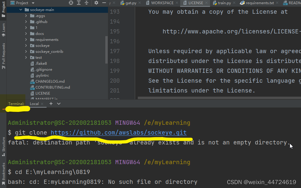 pycharm中使用git(还有右键 Git没有出现或者点击没有反应)；pycharm中执行linux语句； 实用截图工具；pycharm导入模块报错；顶会论文从哪搜索；绝对和相对路径 ...