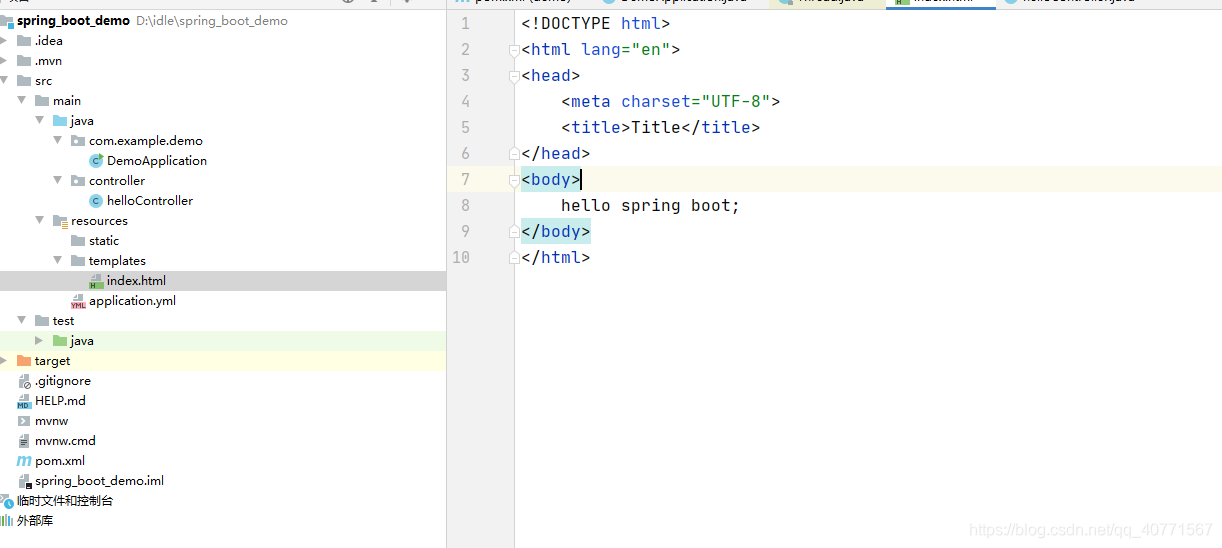 java SpringBoot（一）搭建第一个spring boot 项目，解决没有Spring Assistant 以及Circular view path [index ...