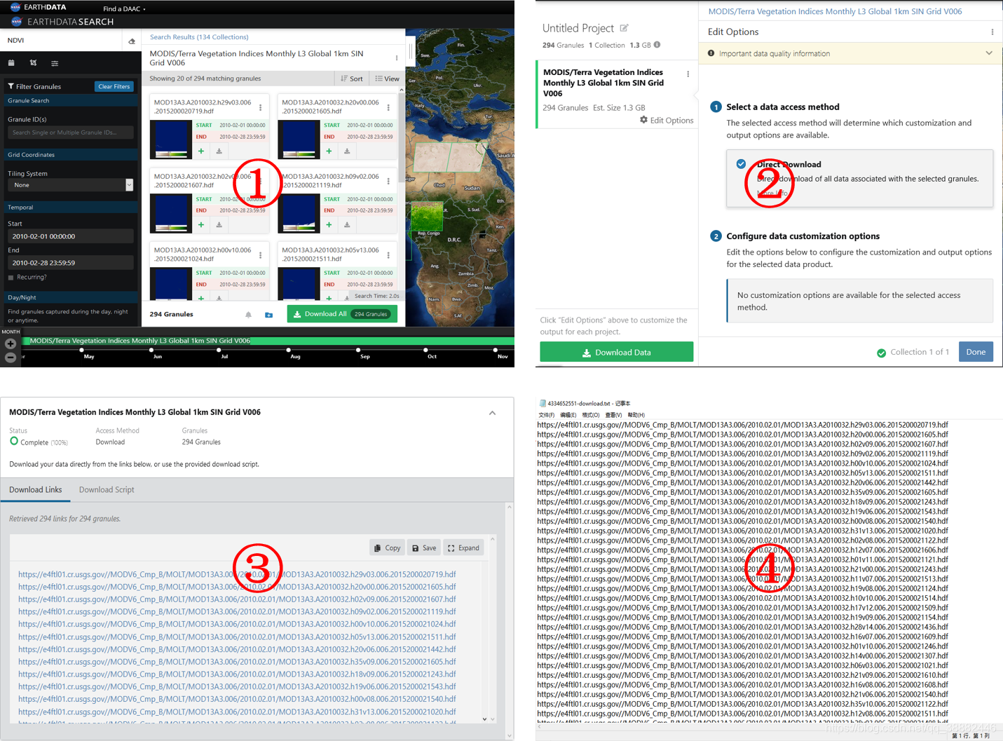 MODIS数据下载及图像处理教程_modis图像-CSDN博客