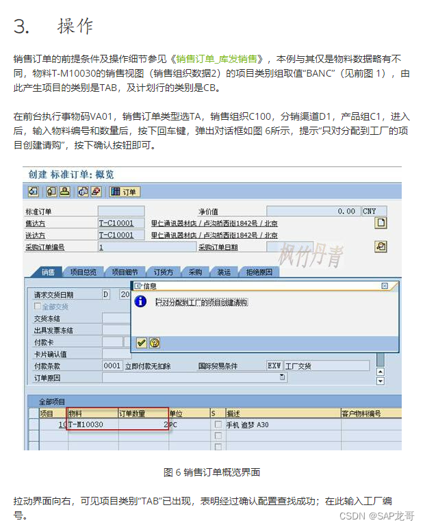 SAP-SD19-销售订单-第三方销售_sap 第三方销售-CSDN博客