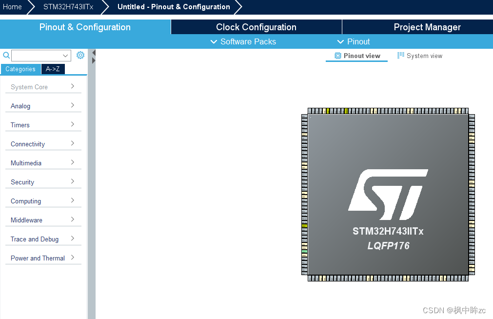 STM32CubeMX新建STM32H743工程_stm32h743例程-CSDN博客