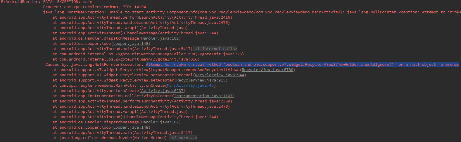 RecyclerView从入门到入神—为RecyclerView添加HeaderView, FooterView和EmptyView（二）_recyclerview headerview-CSDN博客