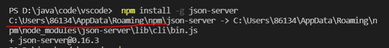 json-server安装教程以及初步运用_viscode安装json-CSDN博客