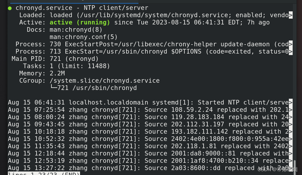 设置NTP时间同步：从chrony到node1的配置教程,-CSDN博客