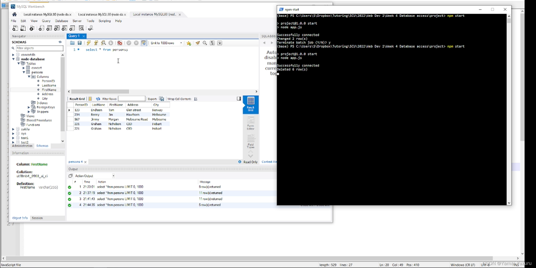 Web-使用NodeJS连接MySQL_nodejs+websockets+mysql-CSDN博客