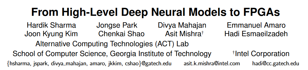 From High-Level Deep Neural Models to FPGAs_dnnweaver-CSDN博客