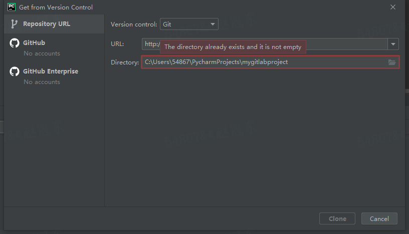 Git: The directory already exists and it is not empty-CSDN博客