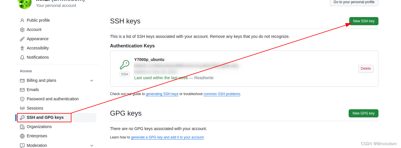 linux系统初始化本地git，创建ssh-key_linux git ssh key-CSDN博客