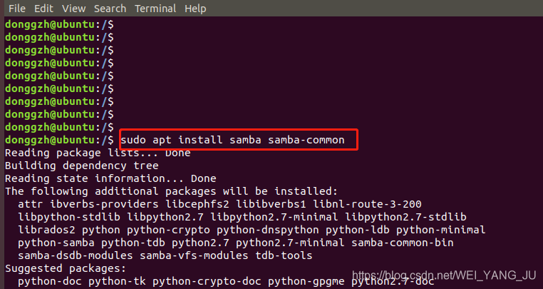 ubuntu18.04系统Samba安装方法_ubuntu18.04安装samba-CSDN博客