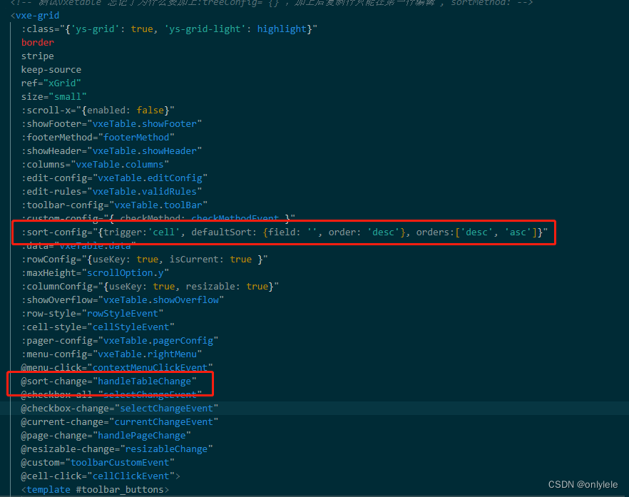 vxe-grid\table 自定义动态列排序设置_vxetable开启列排序-CSDN博客