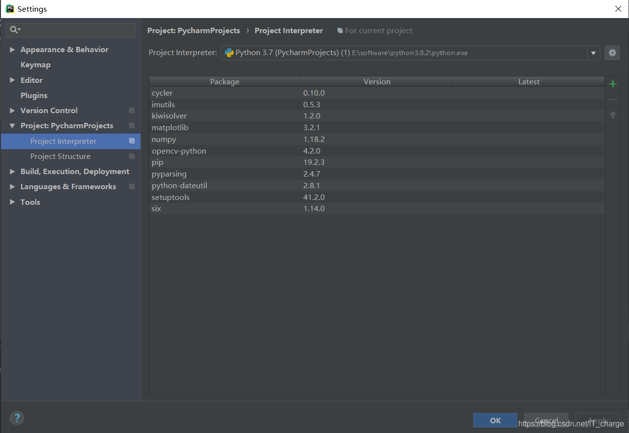 安装Python第三方库的通用方法（如OpenCV库、matplotlib库、imutils库、numpy库……）_pycharmr如何安装第 ...