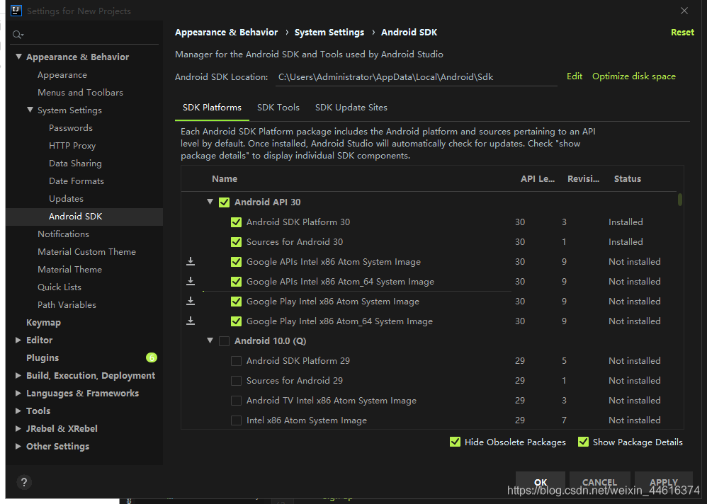 AndroidStudio虚拟机出现 “A system image must be selected to continue”-CSDN博客