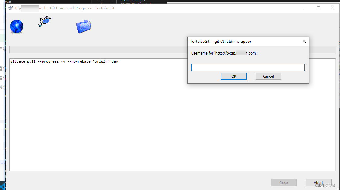 git拉代码：报错无权限fatal: Authentication failed for ‘http://pcgit.xxx.com/xxx/‘_authentication failed ...