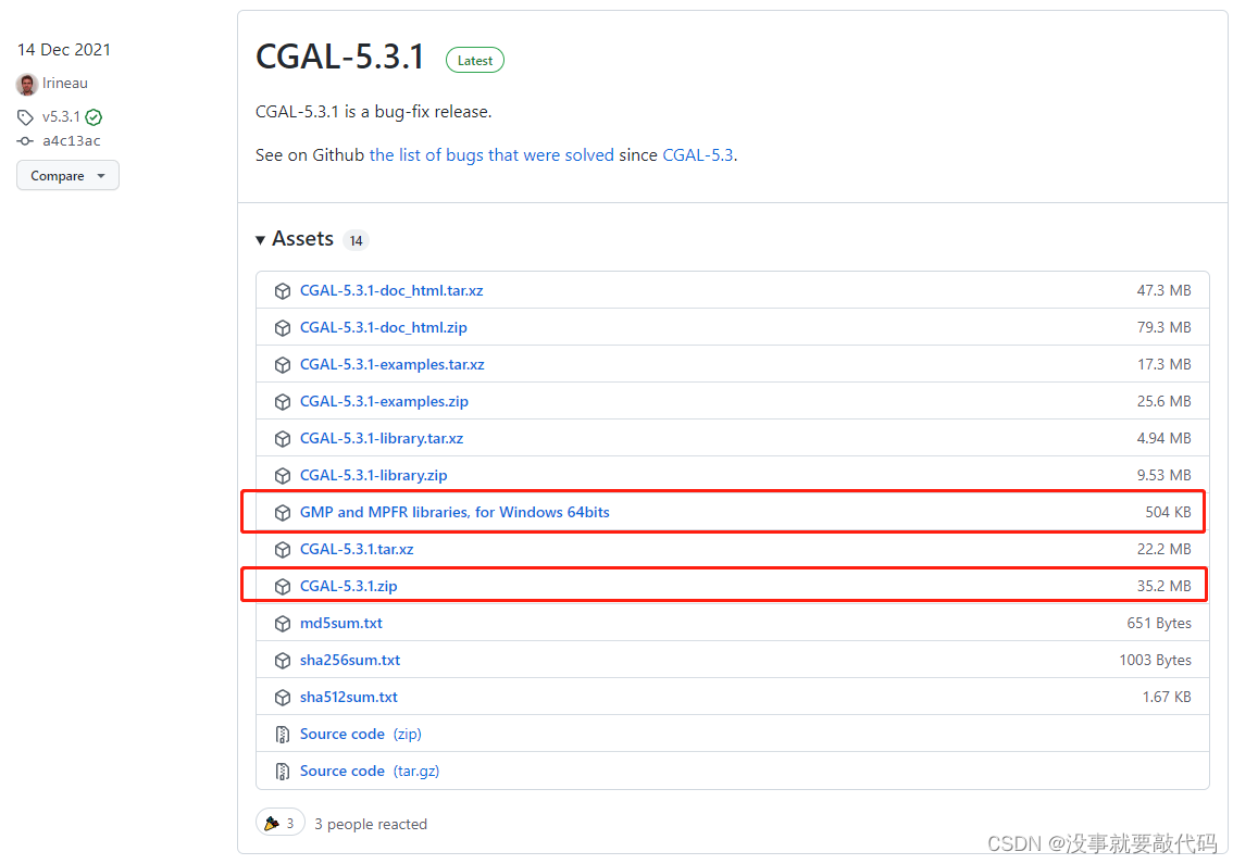 Win10下VS配置CGAL-5.3.1（下载、安装、VS属性表配置）+ 测试代码_cgal下载-CSDN博客