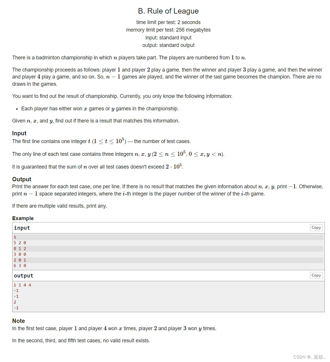 Codeforces Round #821 (Div. 2) A ~ D2_有整数数组a 求满足ai-aj等于k的值-CSDN博客