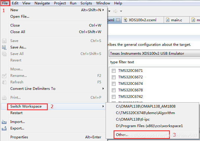 【学习分享】3、创龙TMS320C6748开发板CSS工程新建、编译和导入（三）_tms320c6748 ccs-CSDN博客