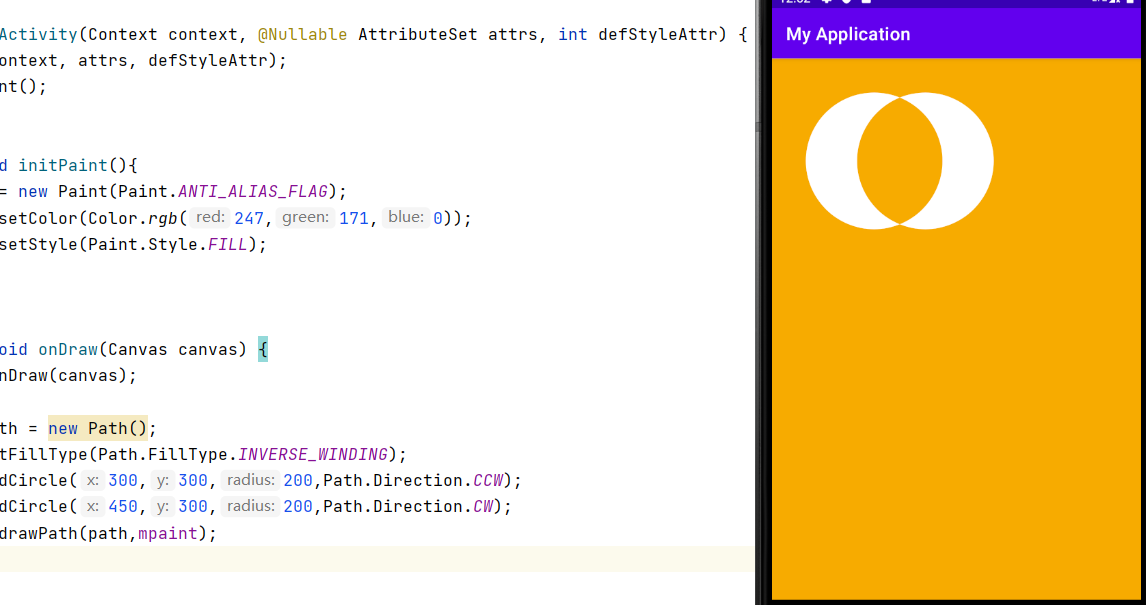 手把手教学：自定义View——Path设置填充方式_filltype-CSDN博客