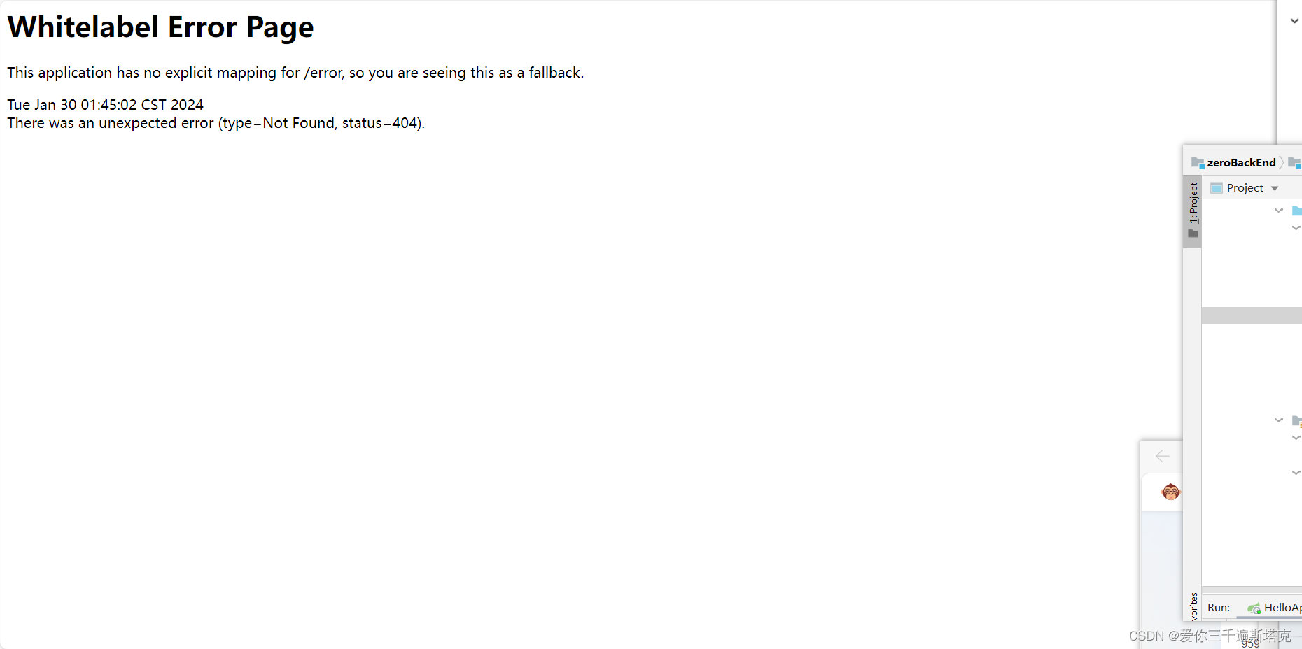 静态资源路径访问不到的问题，Whitelabel Error Page,There was an unexpected error,解决bug ...