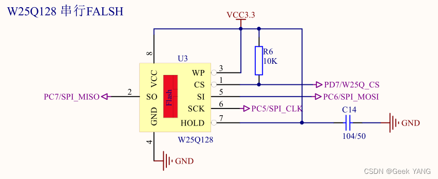 47、W25Q128 存储器实验_w25q128典型电路-CSDN博客